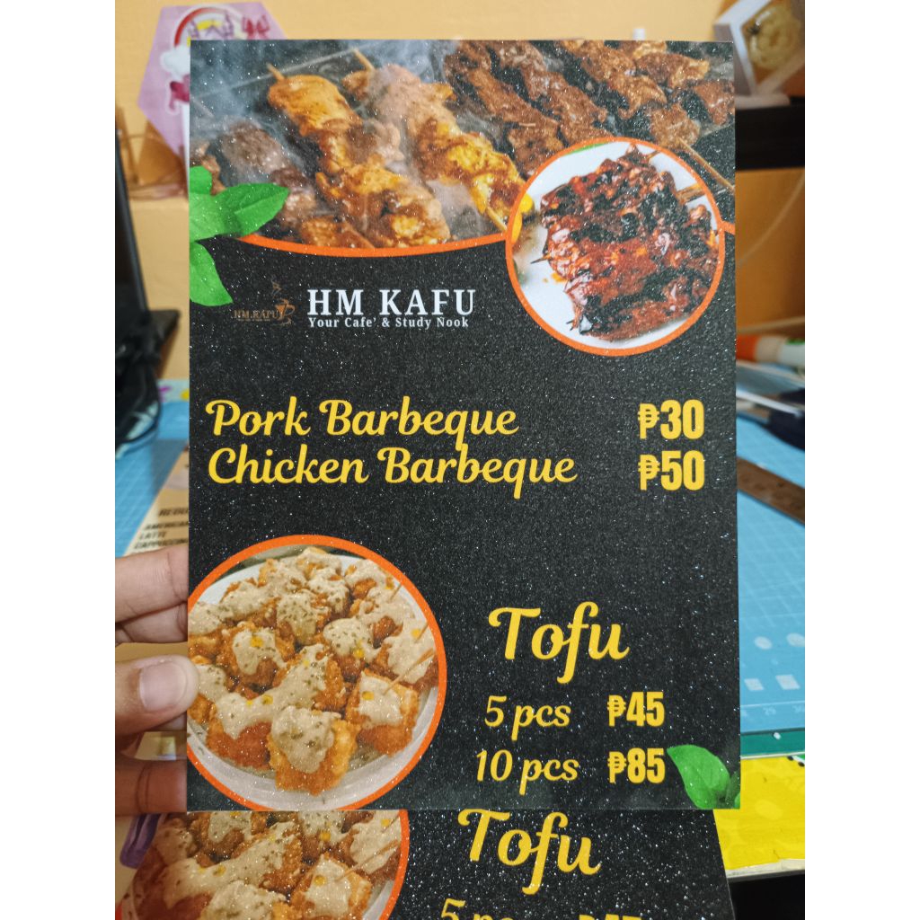 Sintraboard Menu (a4 size) | Shopee Philippines