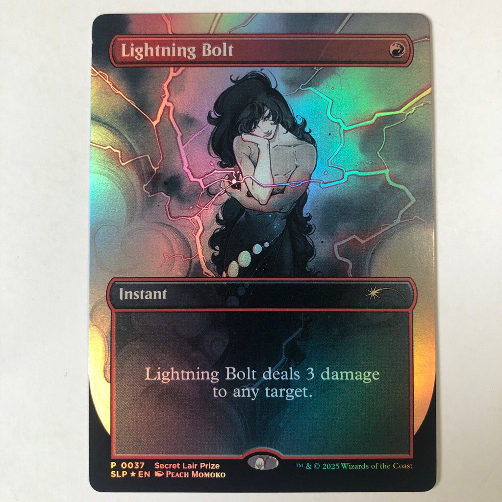 Playtest Card - Lightning Bolt (SLP) Foil | Shopee Philippines