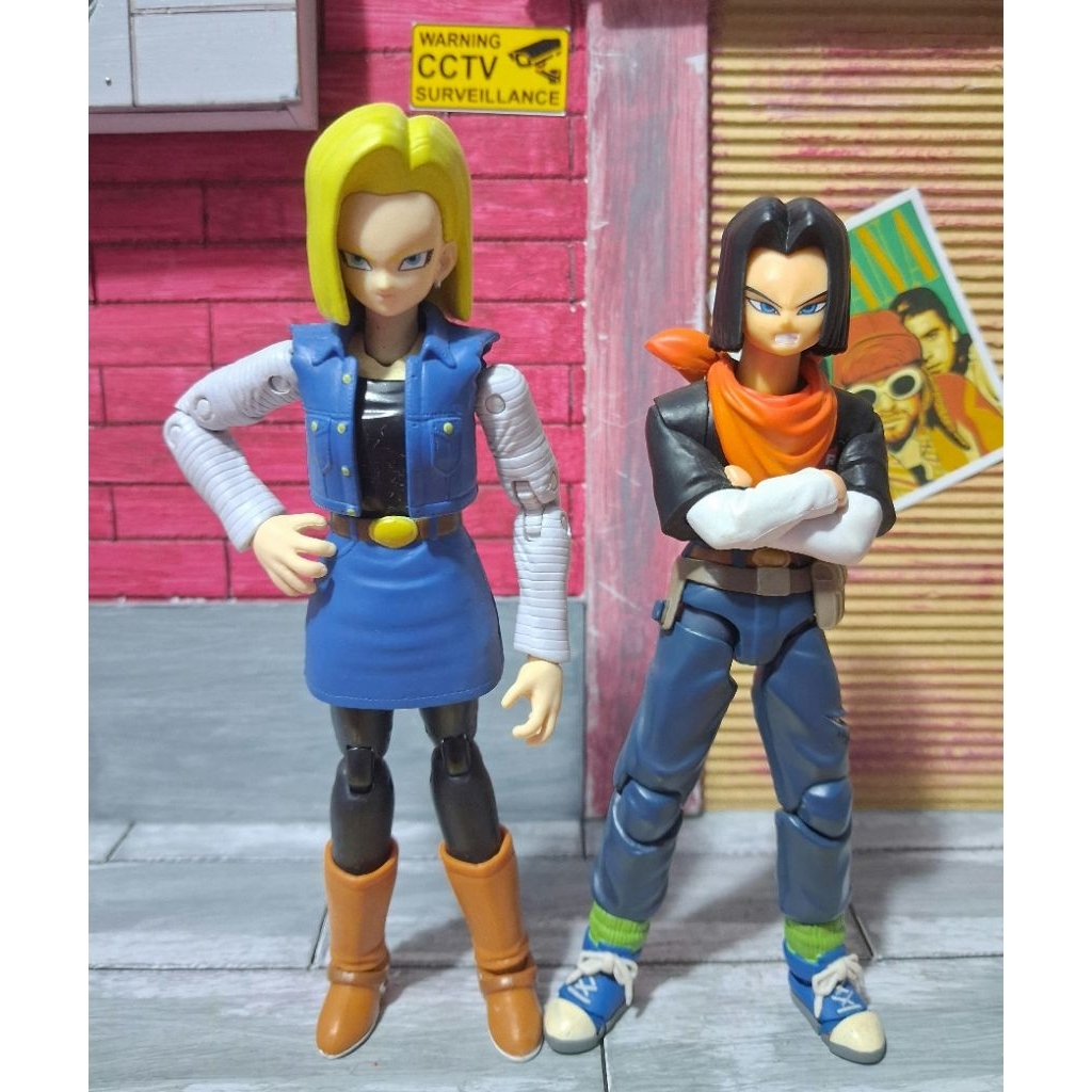 Dragon Ball Z Android 17 & Android 18 | Shopee Philippines