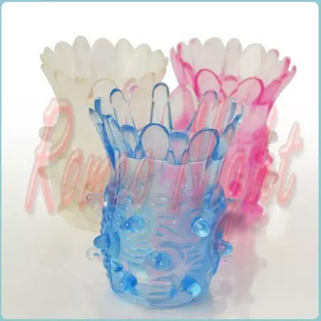 Lotus Pineapple Silicone Rings MaleRambutan Pasionate Intimacy Couple ...