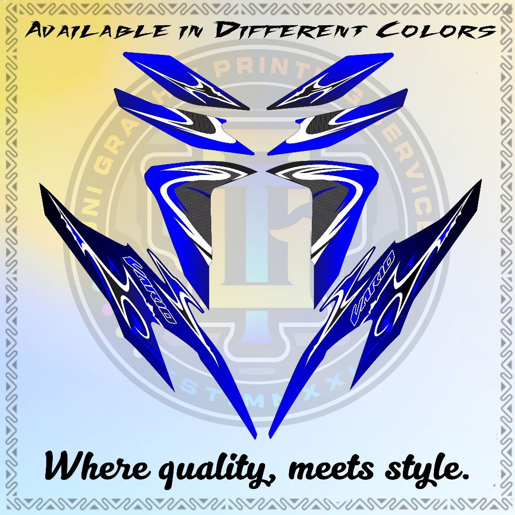 MOTORCYCLE DECALS FOR HONDA CLICK V2 RRS INDO DESIGN | Shopee Philippines