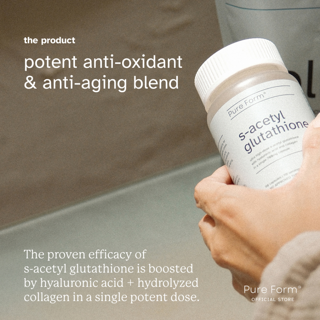 Pure Form S-Acetyl Glutathione | 90 Capsules | 700mg of Gluta ...