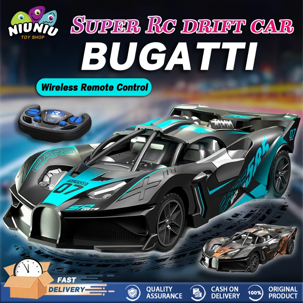 Remote Control Car Toys High Speed RC Drift Racing Car Bugatti Sports ...