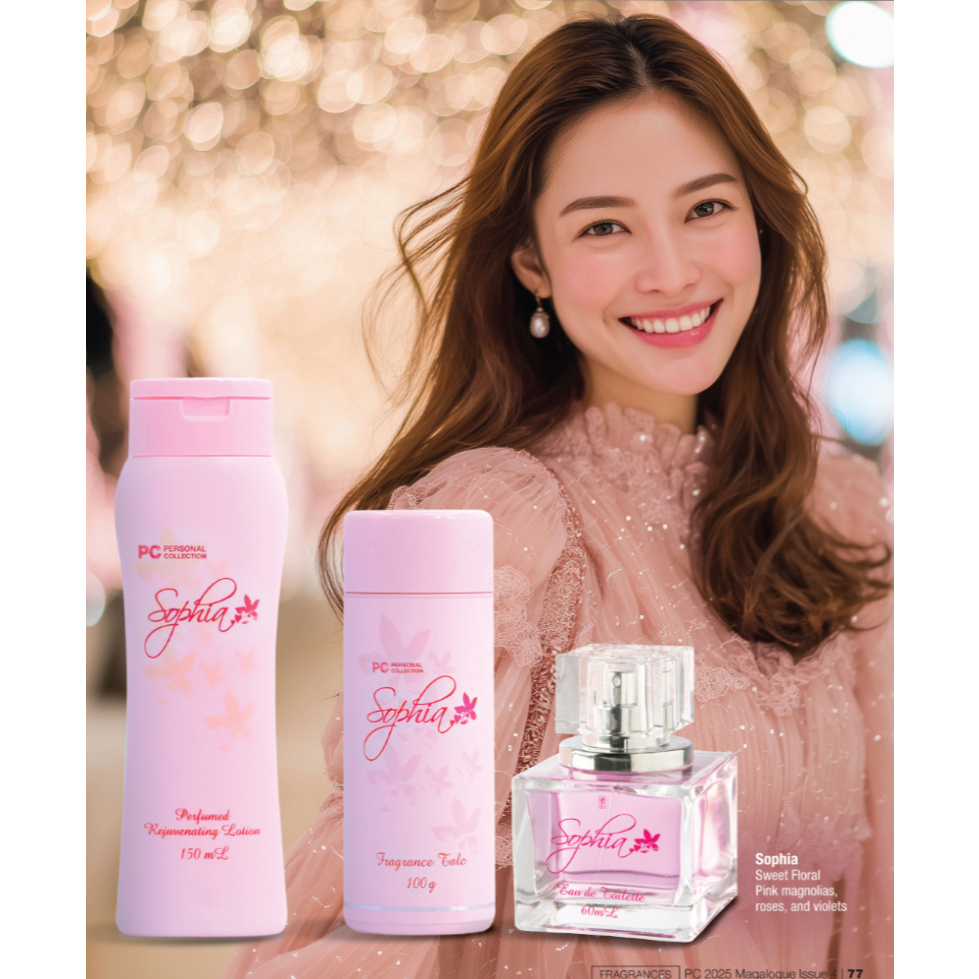 SOPHIA Perfumed Lotion by Personal Collection I150mL | Shopee Philippines