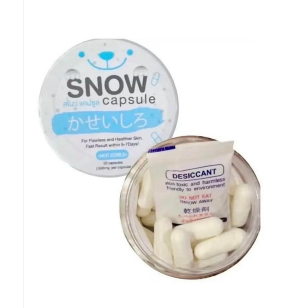 Snow Capsules by Gluta Frozen – 30 Whitening Capsules | Extreme Skin ...