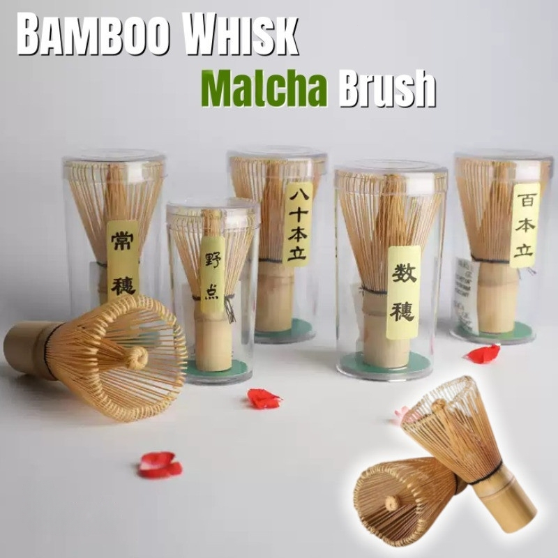 Bamboo Whisk for Matcha Durable Matcha Brush Set Chasen Brush Tools ...