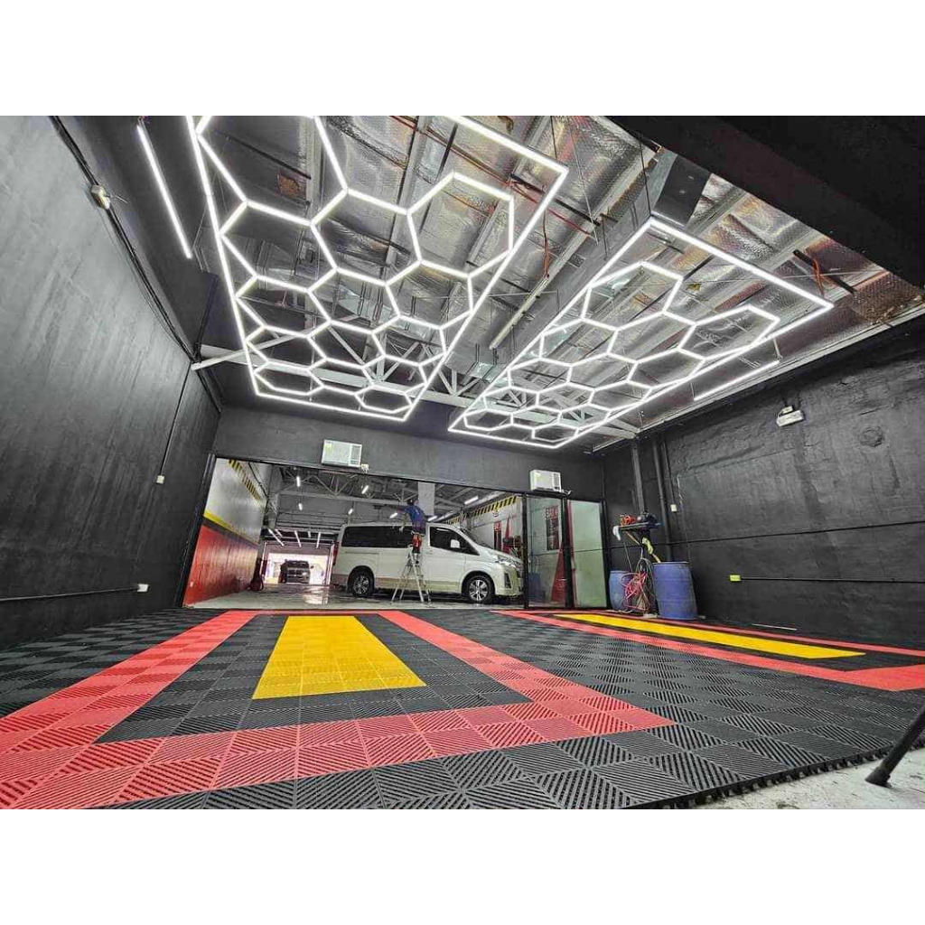 20mm FLOOR Trax Detailing Studio GRID TILES Heavy Duty Interlocking ...