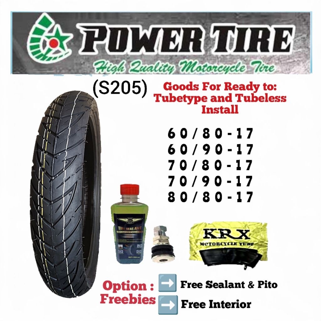 Power S205 size 17 Heavy Duty made in Philippine Goods for tubetype ...