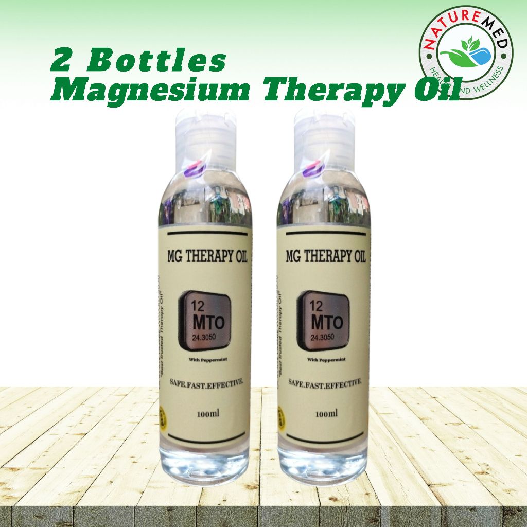 Magnesium Therapy Oil Original, 2 Bottles, MTO by MG | Shopee Philippines