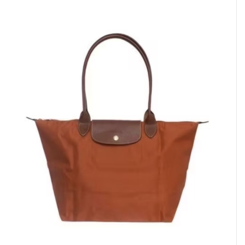 Authentic Classic Le Pliage in Brique Color Cognac Flap | Shopee ...