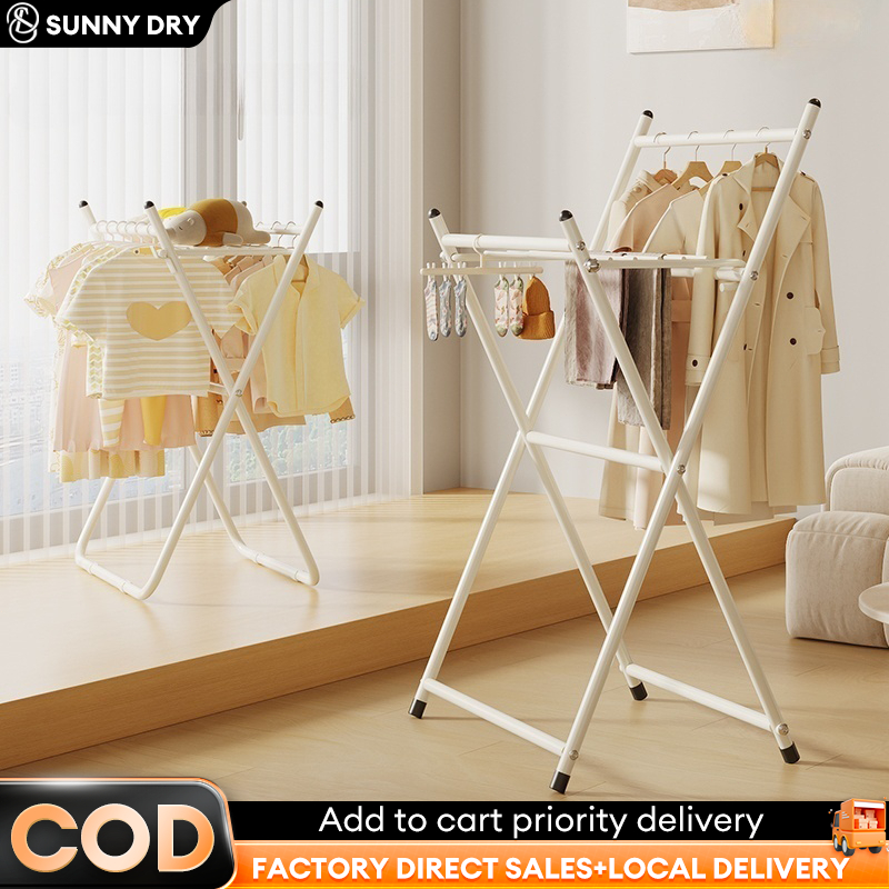 Sampayan Drying Clothes Rack Folding Clothes Hanger Drying Rack Indoor ...