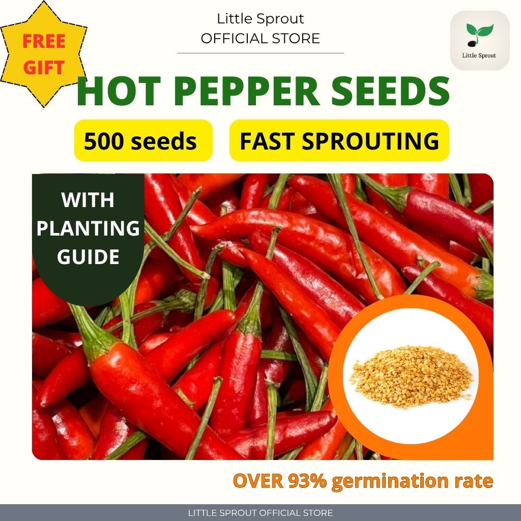 Hot Pepper Seeds For Planting (FREE Radish Seeds) – Extreme Heat Siling ...