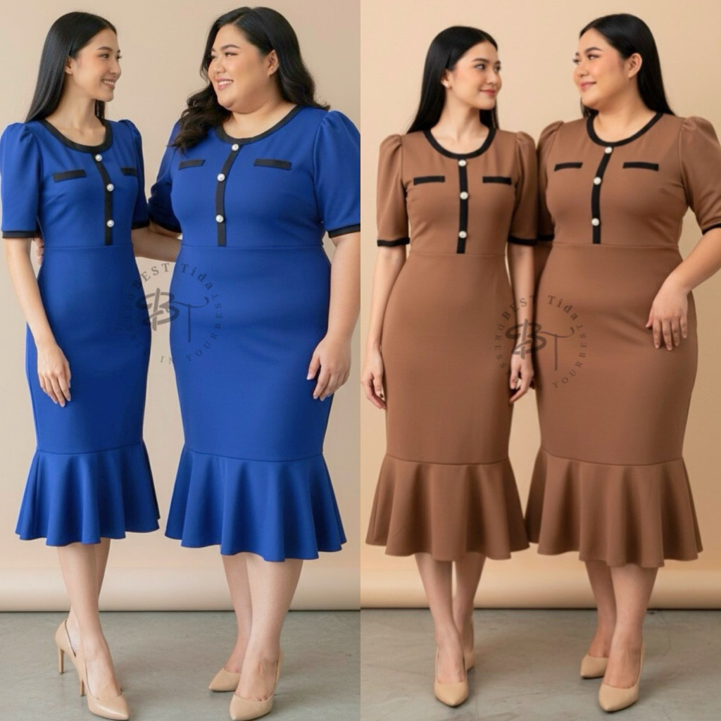 SYDNEY MERMAID CUT DRESS | Shopee Philippines