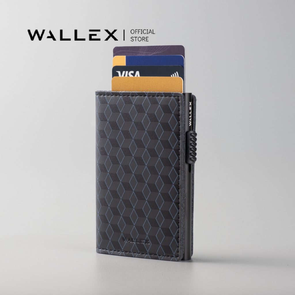 Wallex X Pop Up Genuine Leather RFID Cardholder Wallet | Shopee Philippines