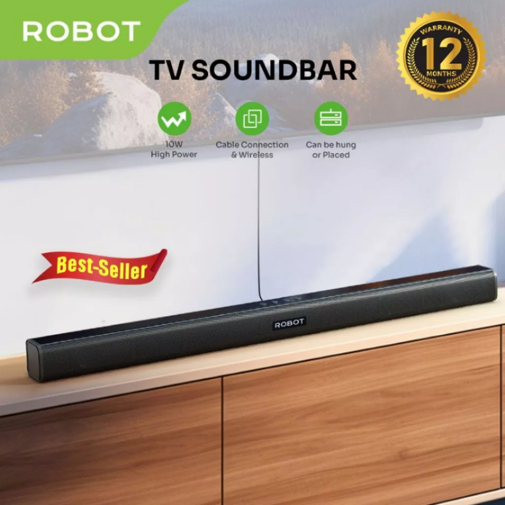 Robot RB590 Wireless Bluetooth TV Soundbar Speaker Home Theater Dual ...