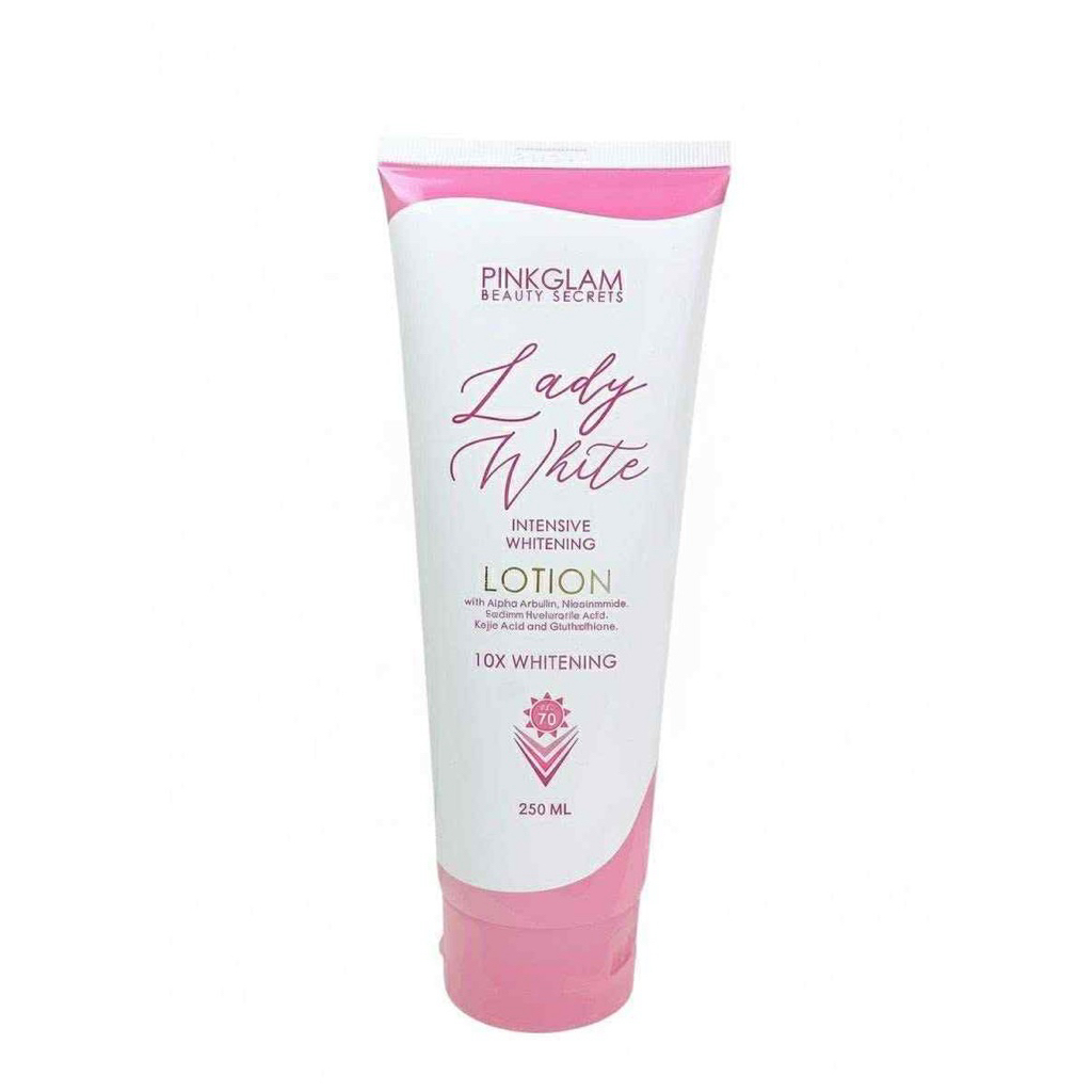 Lady White Lotion x10 whitening 250ml (Pinkglam Beauty Secret) | Shopee ...