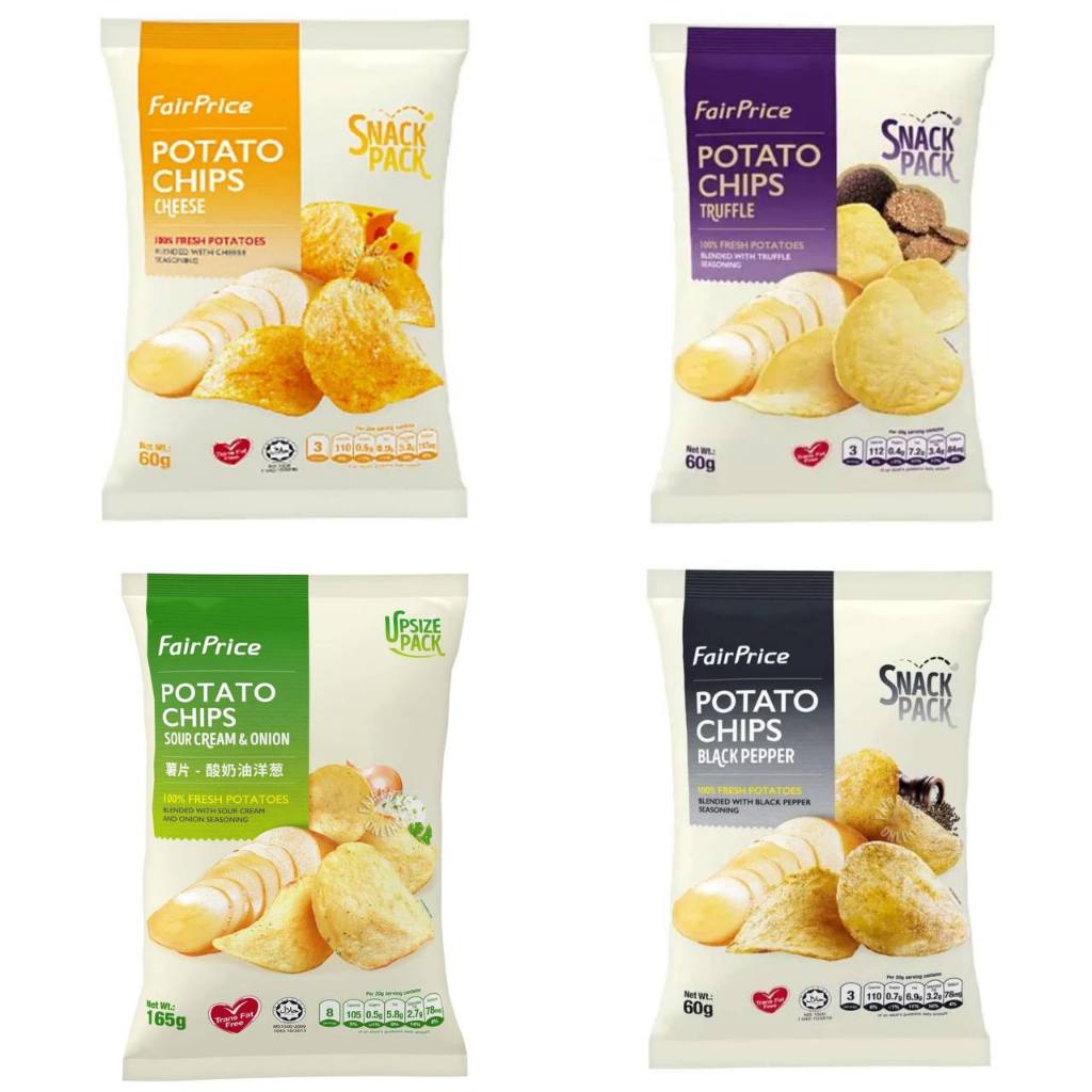 Fair Price Potato Chips Available in 4 Flavors 60g - SOLD PER PIECE ...