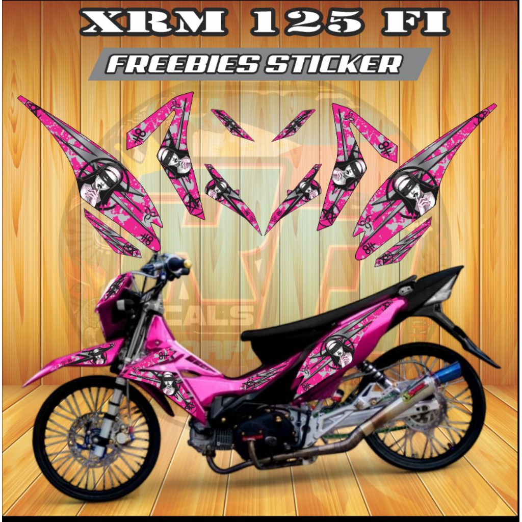 XRM 125 Fi V1 The Nun Design Decals | Shopee Philippines