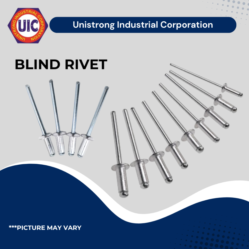PICUS ALUMINUM BLIND RIVET 5/32" DIAMETER (APPROXIMATE 600 PCS PER BOX ...