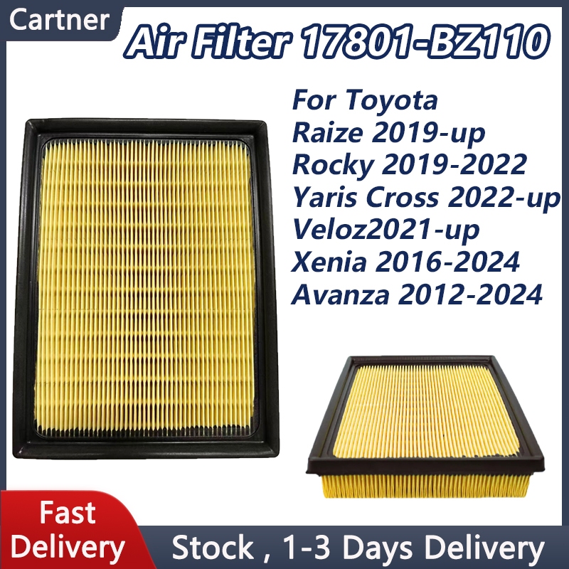 AIR FILTER for TOYOTA AVANZA / RAIZE / VELOZ (2022-Up) (17801-BZ110 ...