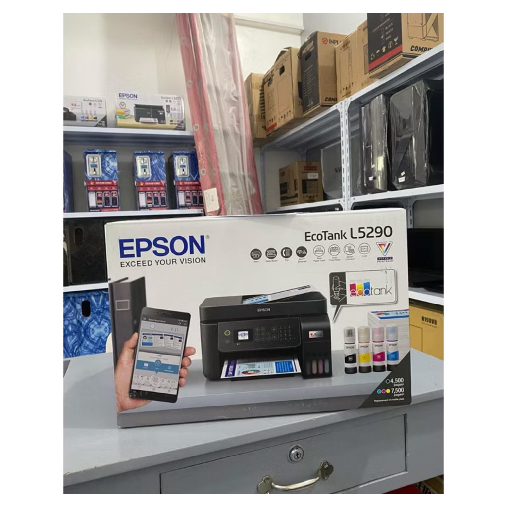 New Epson EcoTank L5290 A4 Wi-Fi All-in-One Ink Tank Printer with ADF ...