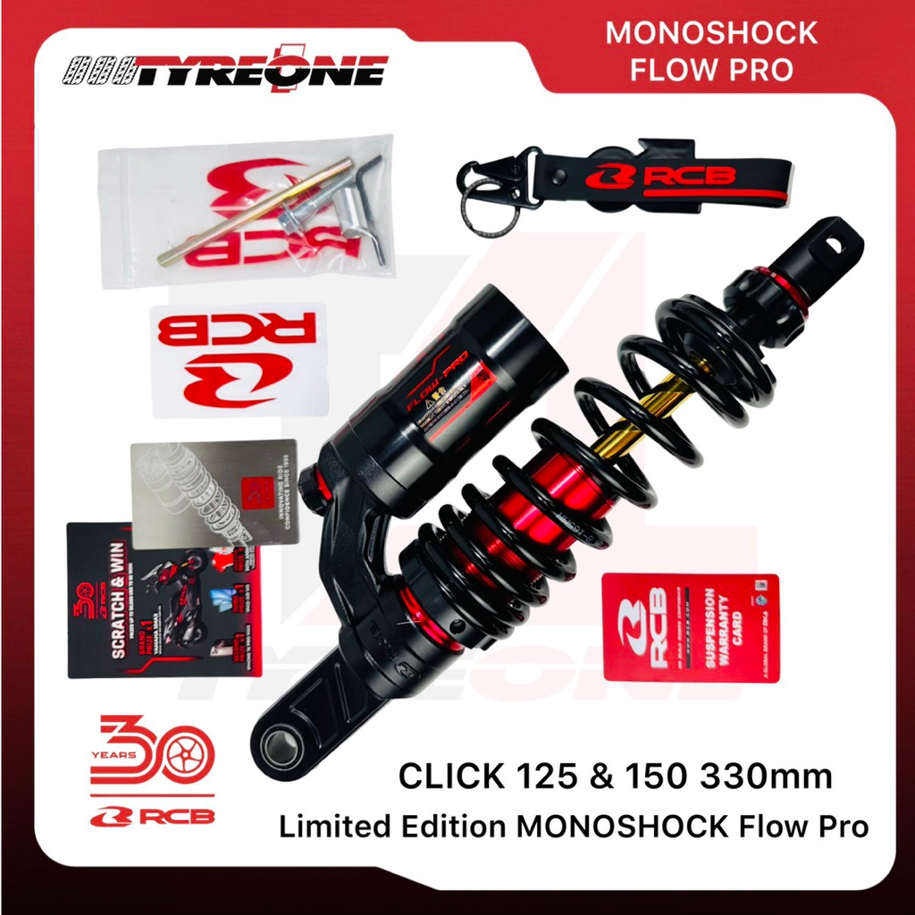Racing Boy RCB 30th Limited Edition Monoshock Flow Pro Click 125 & 150 ...
