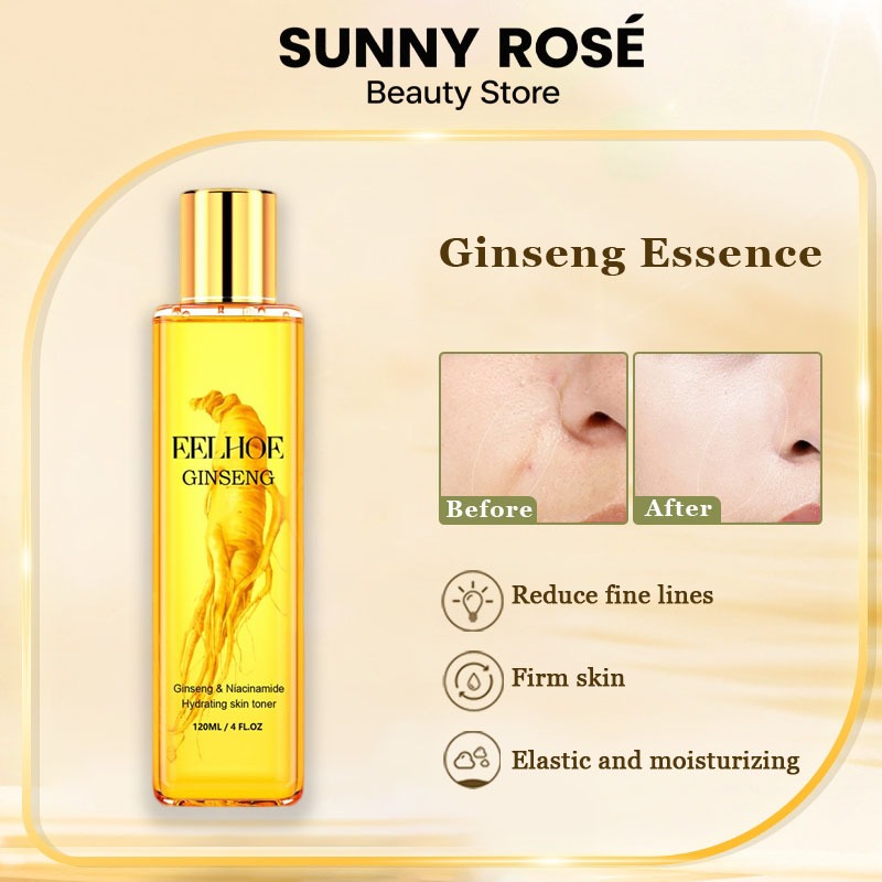 Ginseng Toner - Reduces Fine Lines, Hydrating & Luminous, Non-Greasy ...