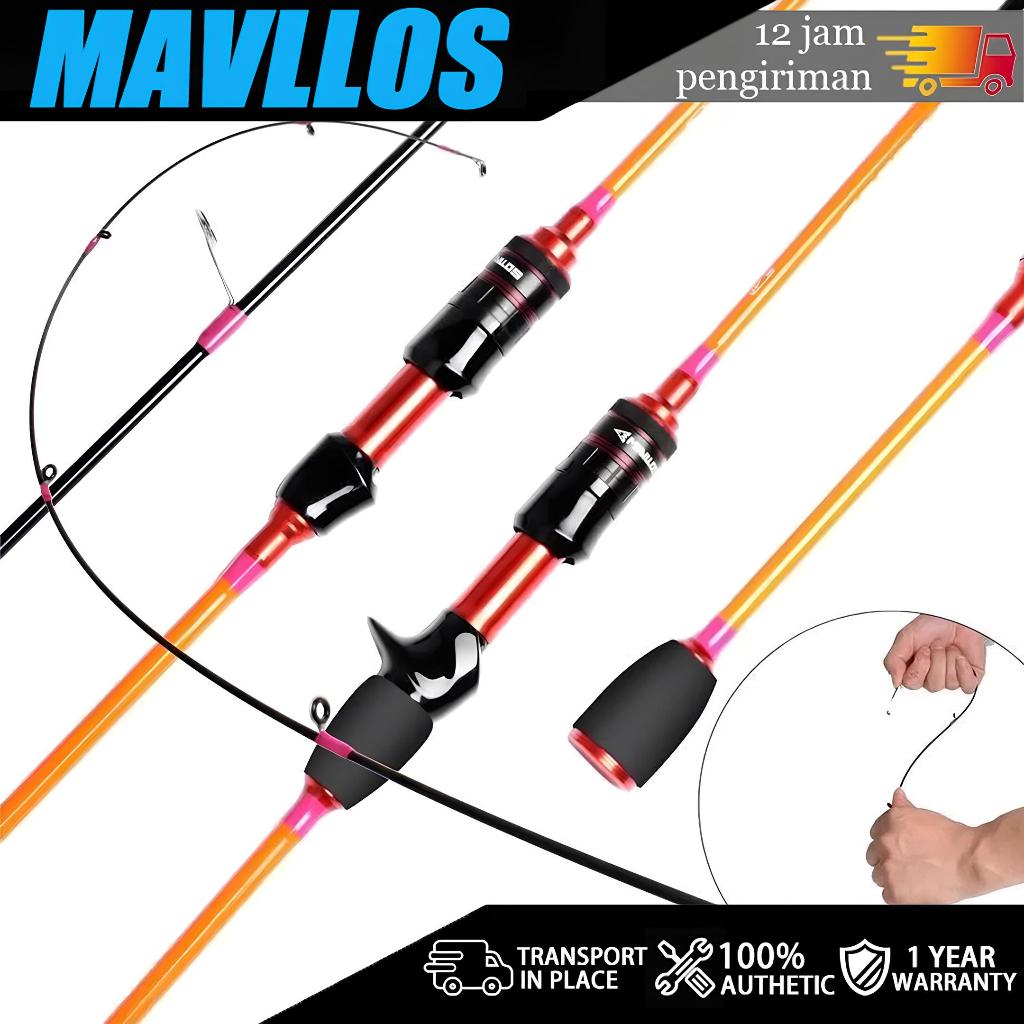 UL Fishing Rod Reel Set Original 2 Section Ultralight Lure Rod 1.8M/1 ...