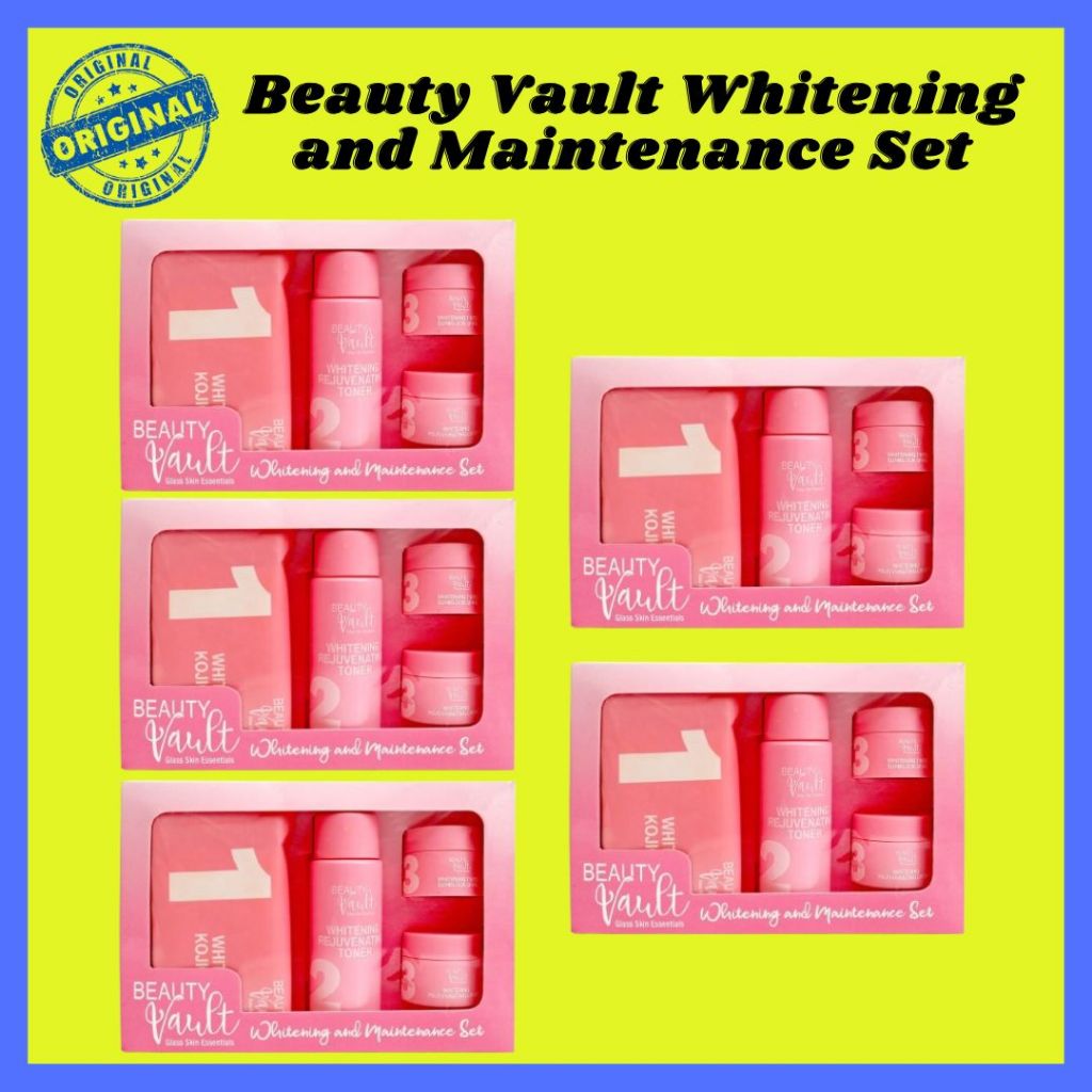 [5 SETS] ORIGINAL BEAUTY VAULT WHITENING AND MAINTENANCE SET | Shopee ...