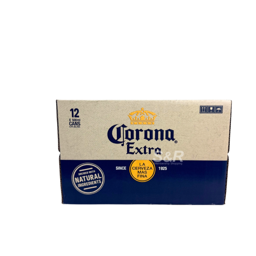Corona Extra Beer 12 cans x 500mL | Shopee Philippines