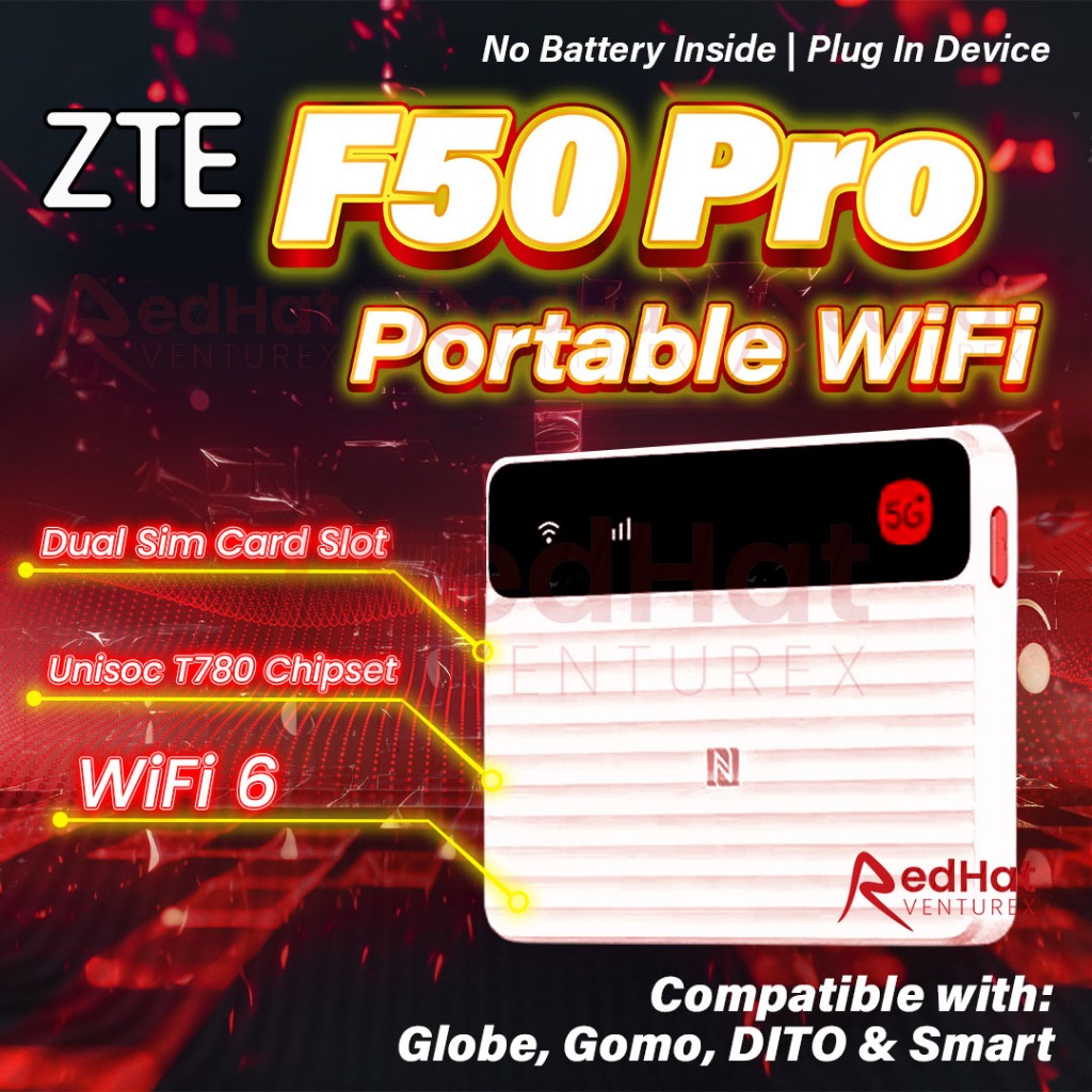ZTE 5G PORTABLE/POCKET WIFI F50 | Shopee Philippines