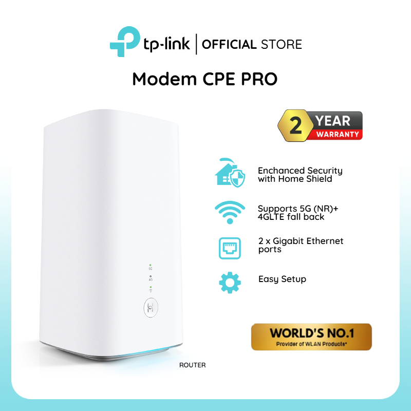 TP-Link CPE PRO WiFi Router Sim Card Modem 4G/5G LTE Pro 500Mbps 2.4G ...