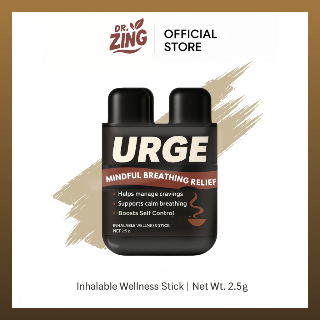 URGE Inhalable Wellness Stick - Mindful Breathing & Relief Aromatherapy ...
