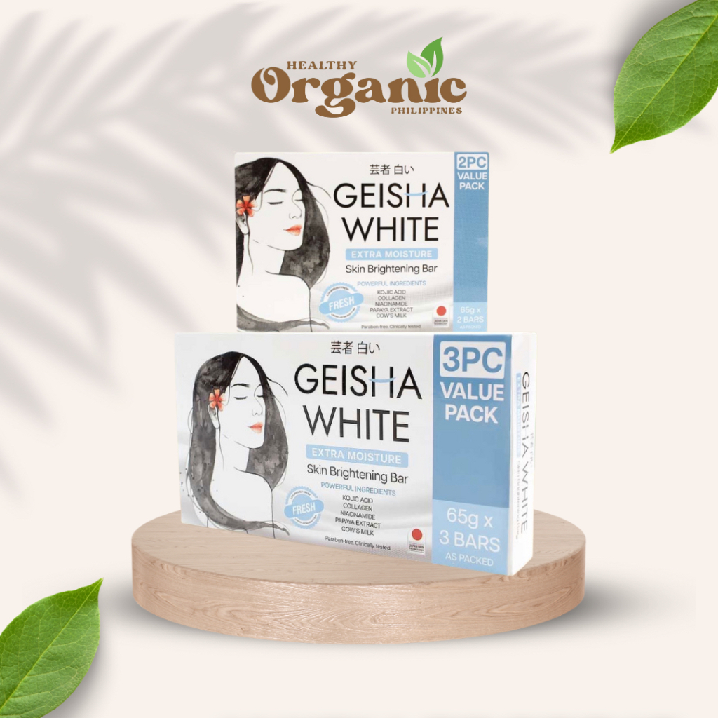 GEISHA WHITE Fresh Extra Moisture Skin Brightening Bar Collagen Soap ...