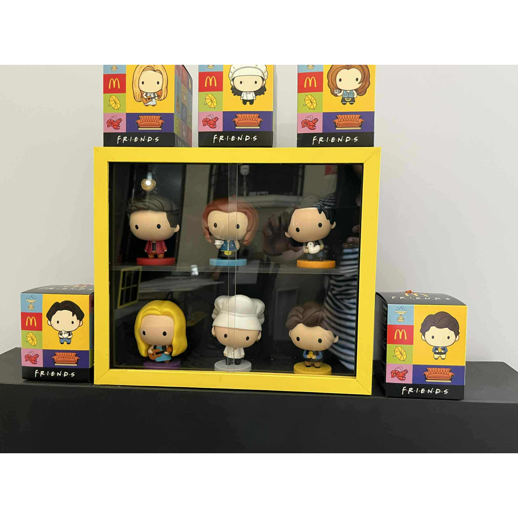 MCDO X FRIENDS 2LAYERS DISPLAY CASE BLACK &YELLOW FRAME | Shopee ...