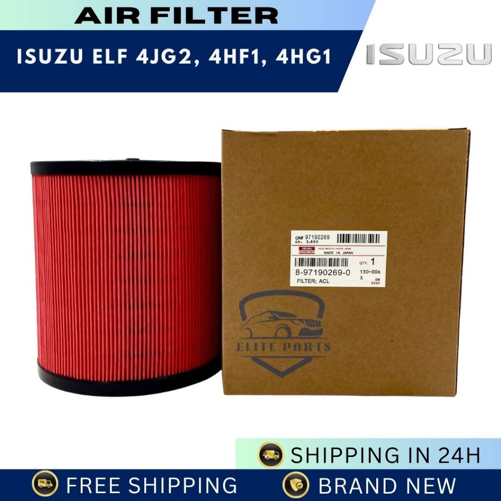 AIR FILTER FOR ISUZU ELF 4JG2, 4HF1, 4HG1 - 8-97190-269-0 | Shopee ...