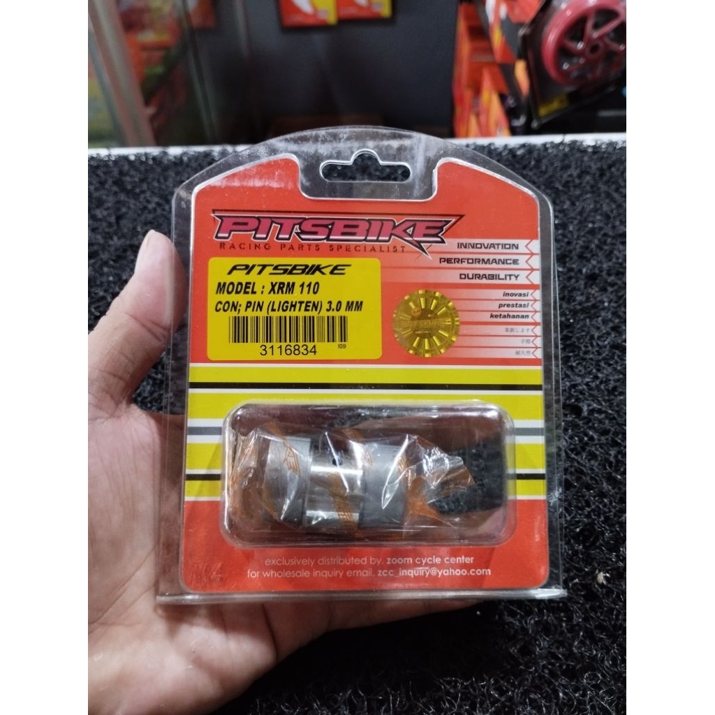 PITSBIKE CONNECTING ROD PIN +3MM (STROKER PIN +3MM) WAVE 125/XRM125 ...