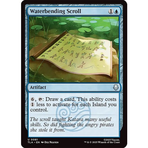 Waterbending Scroll TLA Avatar: The Last Airbender MTG Magic The ...