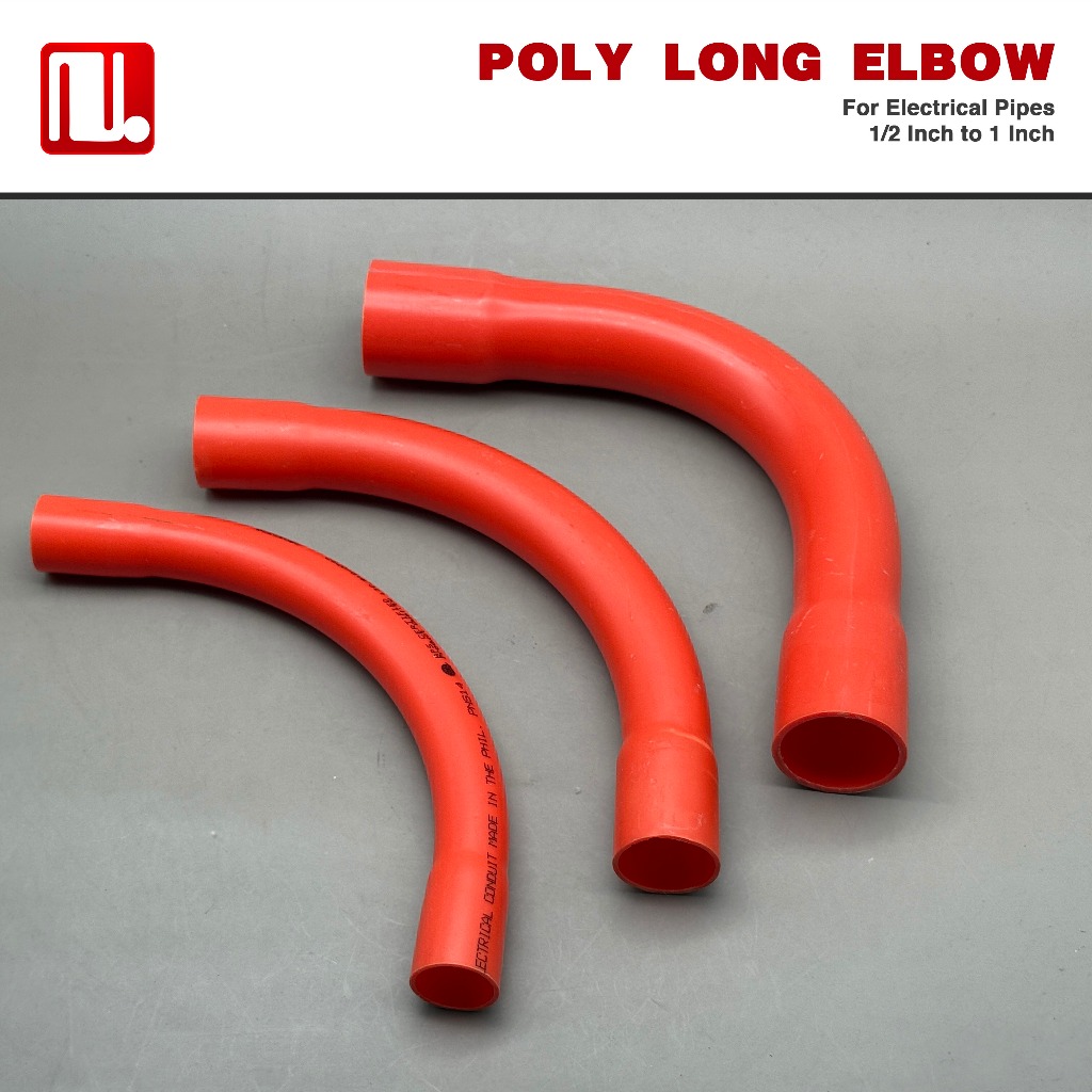 Poly Long Elbow 1/2 Inch 3/4 Inch 1 Inch | Shopee Philippines