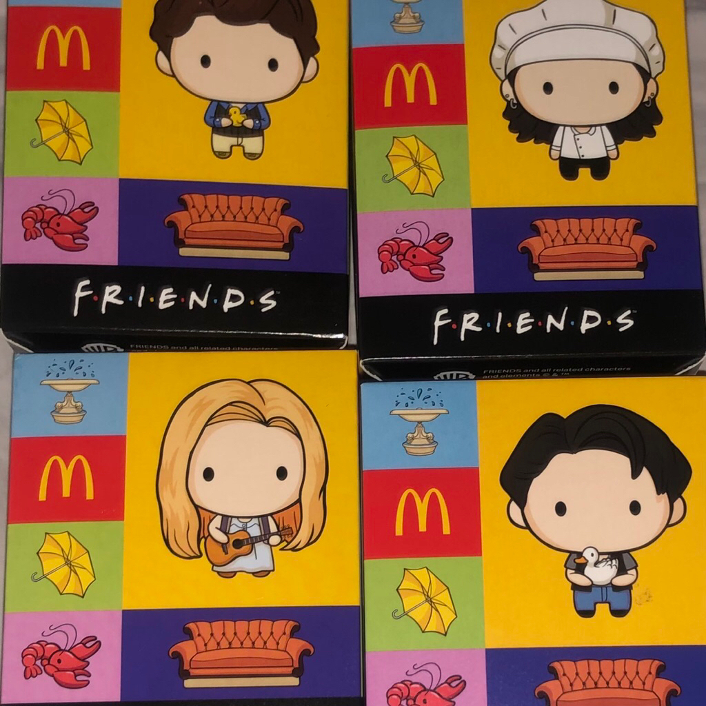 [OFFICIAL] MCDO FRIENDS FIGURINE Monica Chandler Ross Rachel Joey ...