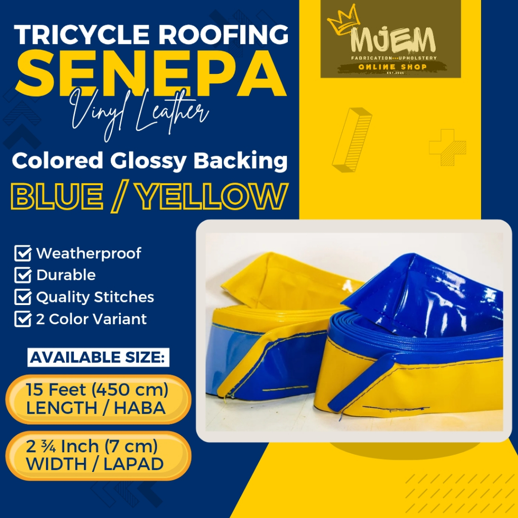 Sanepa / Senepa tricycle roofing - Colored Glossy Backing (15 Feet) 2 ...