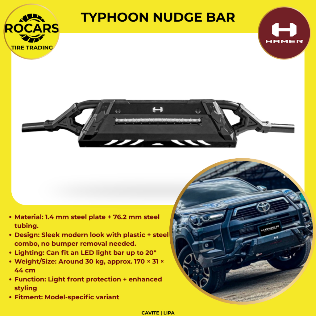 Typhoon Nudge Bar Hamer | Shopee Philippines