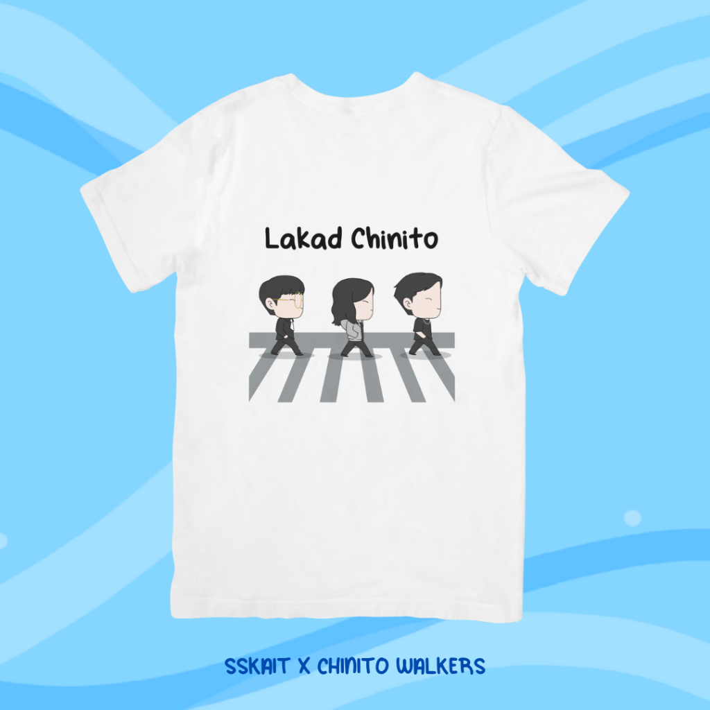 SSKAIT x CHINITO WALKERS - Lakad Chinito - White Dri-fit Shirts - Funny ...