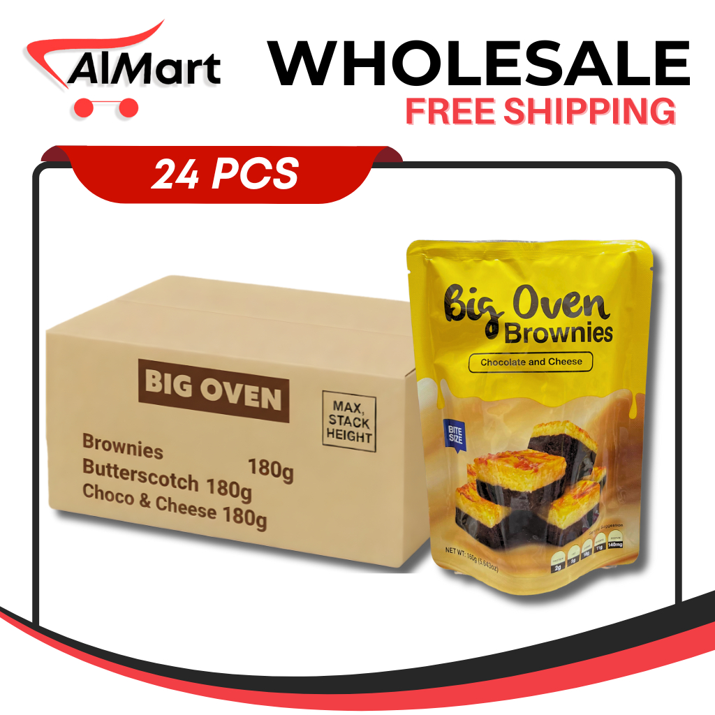 WHOLESALE! BIG OVEN BROWNIES CHOCO & CHEESE 180 GRAMS (24 PIECES PER ...