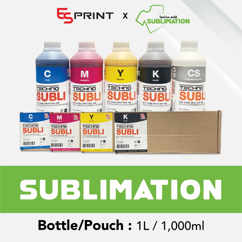 Techno Subli Bottle Aqueous Dye-Sublimation Ink with Organic Dyes ...