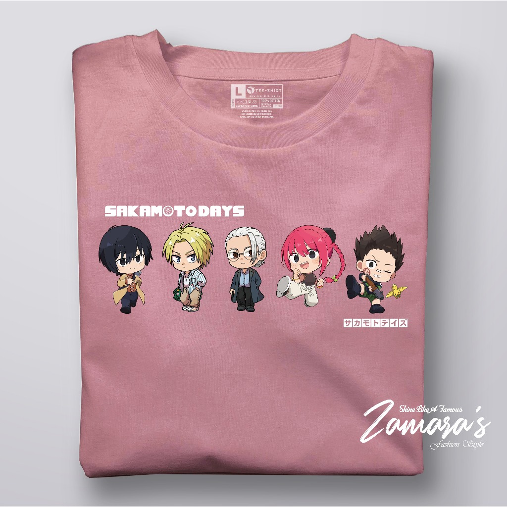 ZAMARA Tee-Zhirt Chibi Sakamoto Days Print Tshirt Unisex for men and ...