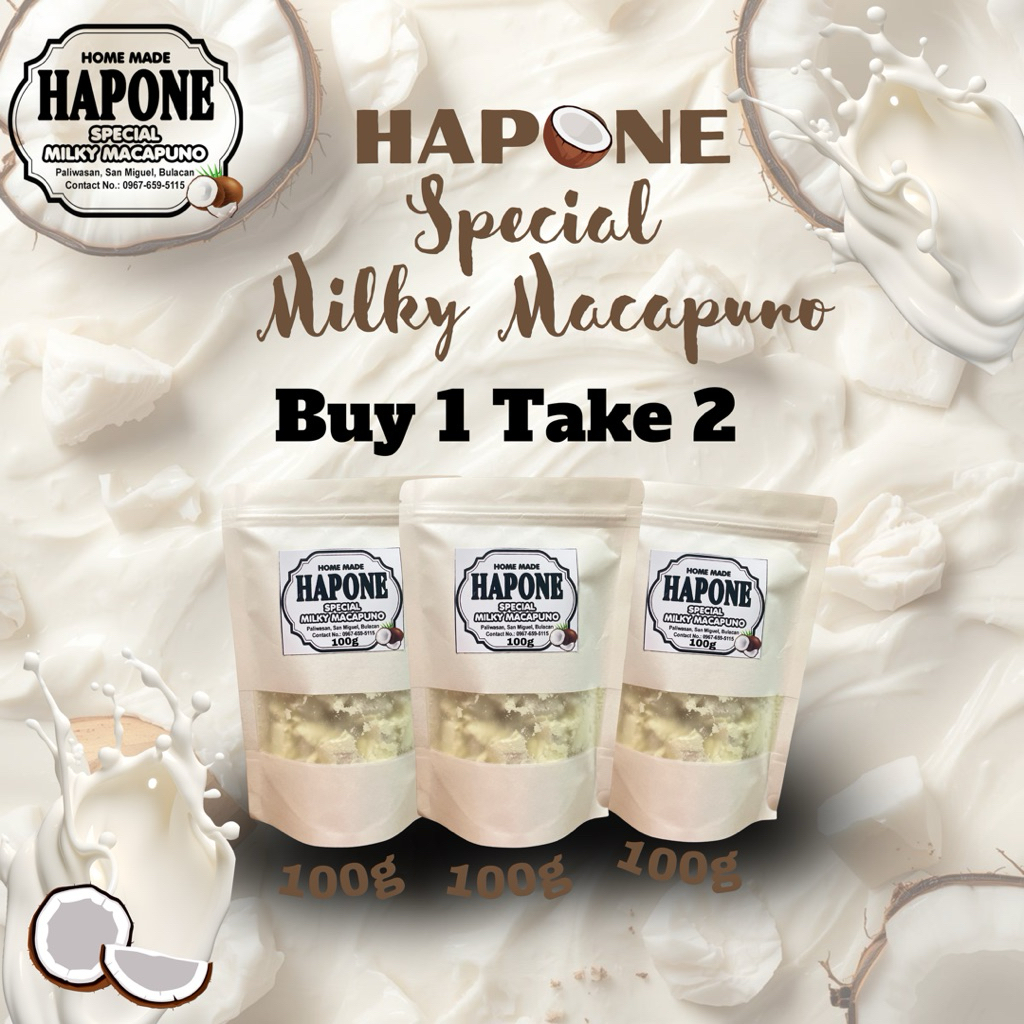 B1T2! Milky and Ube Halaya Macapuno by Hapone Sweets | Shopee Philippines