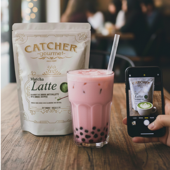 CATCHER Matcha Latte Powder 1kg – Premium Japanese-Style Matcha Drink ...