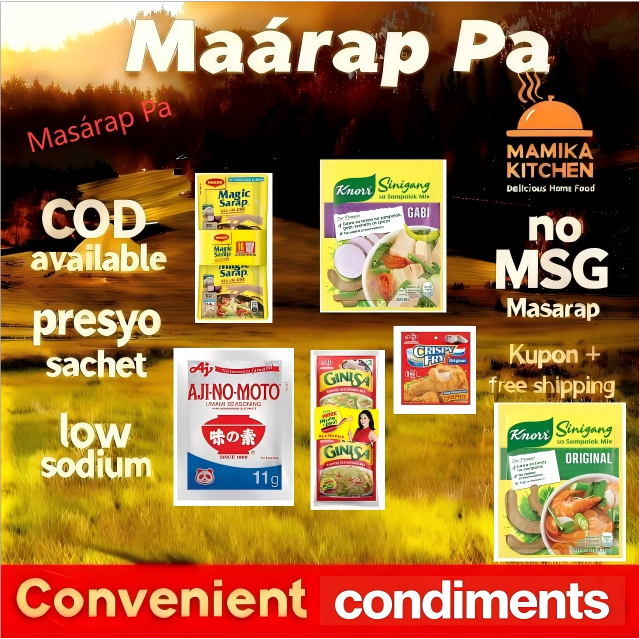 （Original Flavor）Maggi Magic Knorr Sinigang GINISA crispy chicken mix ...