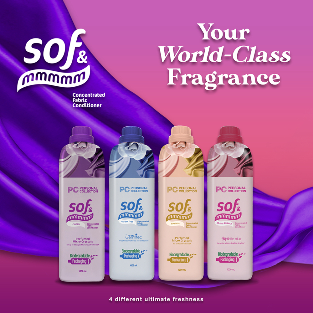 SOF AND HMMM Fabric Conditioner Eternity All Time Fresh Day Radiance ...
